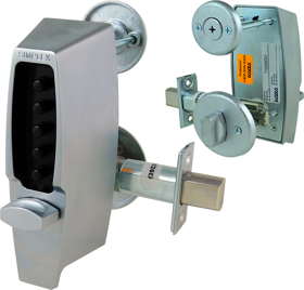 Kaba Simplex 7108 Pushbutton Lock Shabbos Lock 2-3/8" Backset – US Lock ...