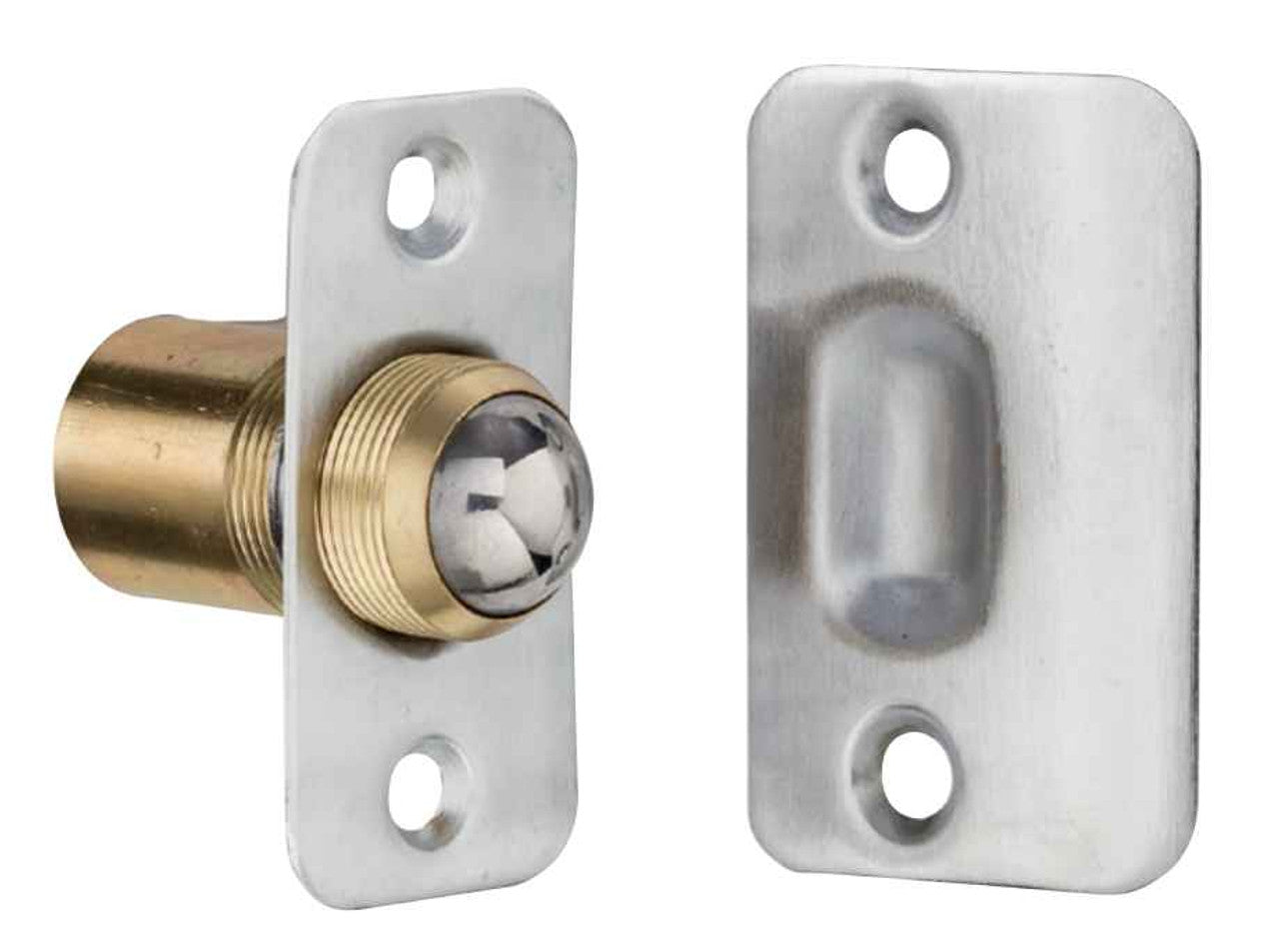 Ives - 349 Dual Adjustable Ball Catch - Rounded Corners – US Lock Supply