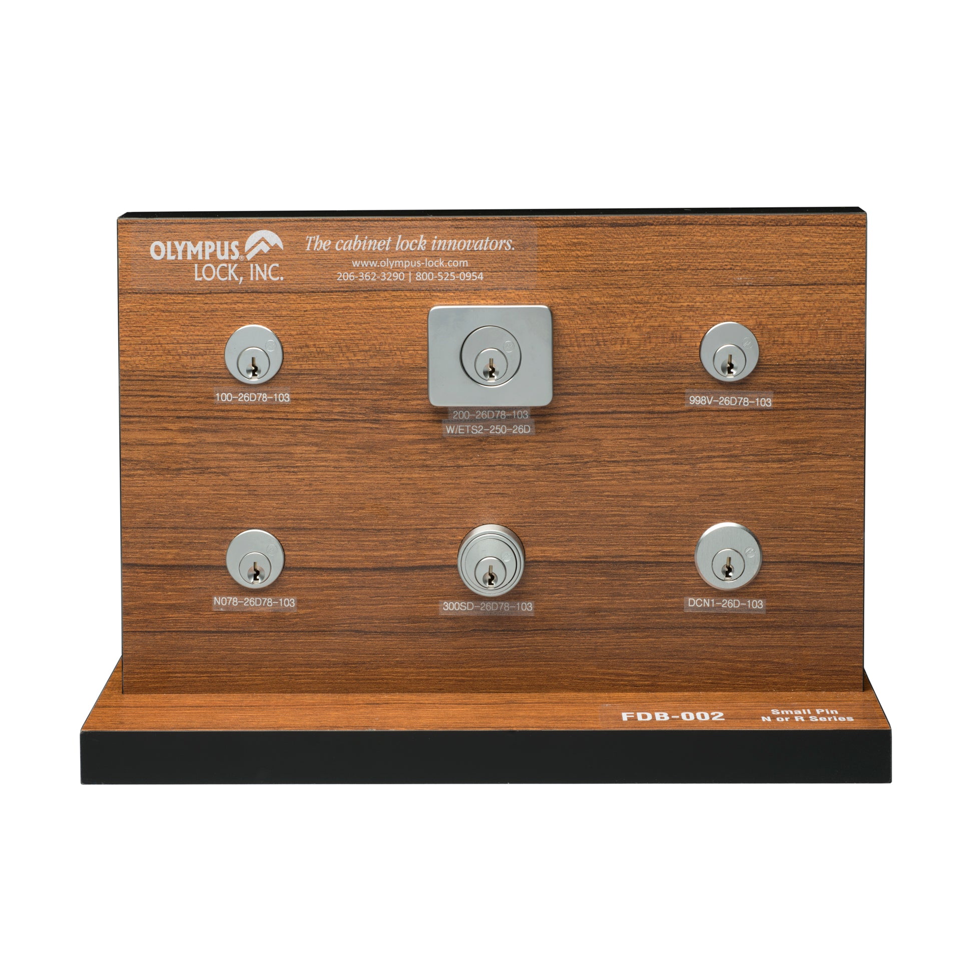 Olympus - FDB-002 N Series or R Series Locks Display Boards – US Lock ...