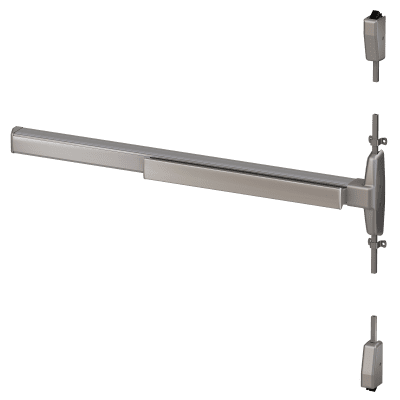 Von Duprin 7527EO Surface Vertical Rod Heavy Duty Narrow Stile Exit De ...