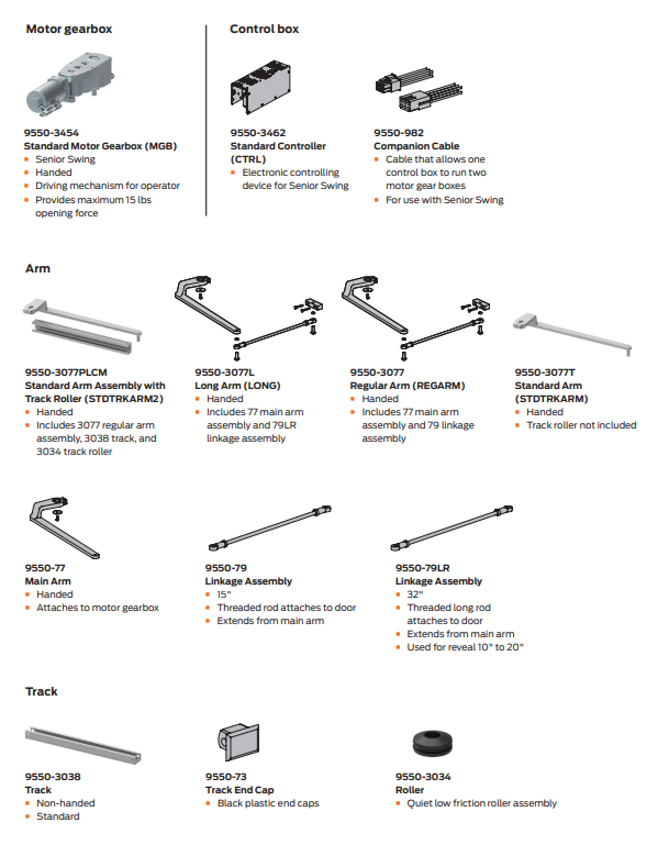 LCN 9553 Electromechanical Door Operator – US Lock Supply