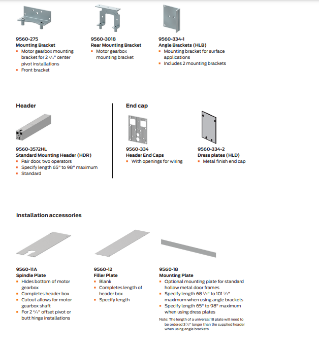 LCN 9563 Electromechanical Door Operator – US Lock Supply