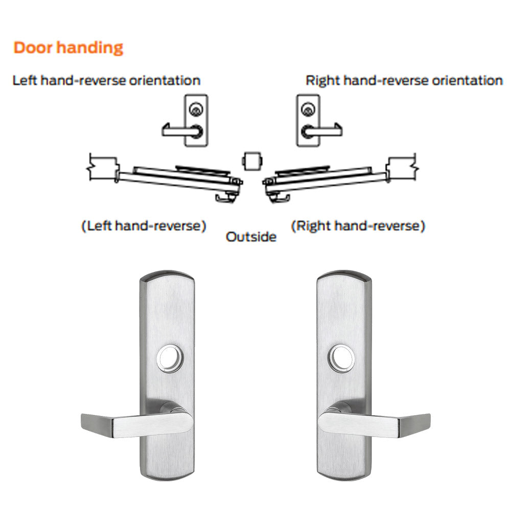 Von Duprin M996L-M - Motorized Lever Trim for Mortise Lock 98/99 Series ...