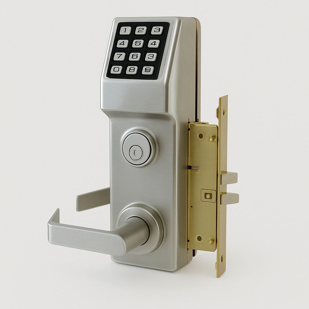 Alarm Lock DL3500CR/DB Trilogy Mortise Lock With Audit Trail & Schedul ...