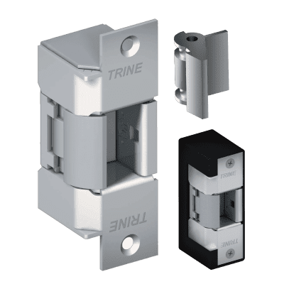 Trine EN400CMRP-32D Outdoor Electric Strike Kit with Weldable Gate Box ...