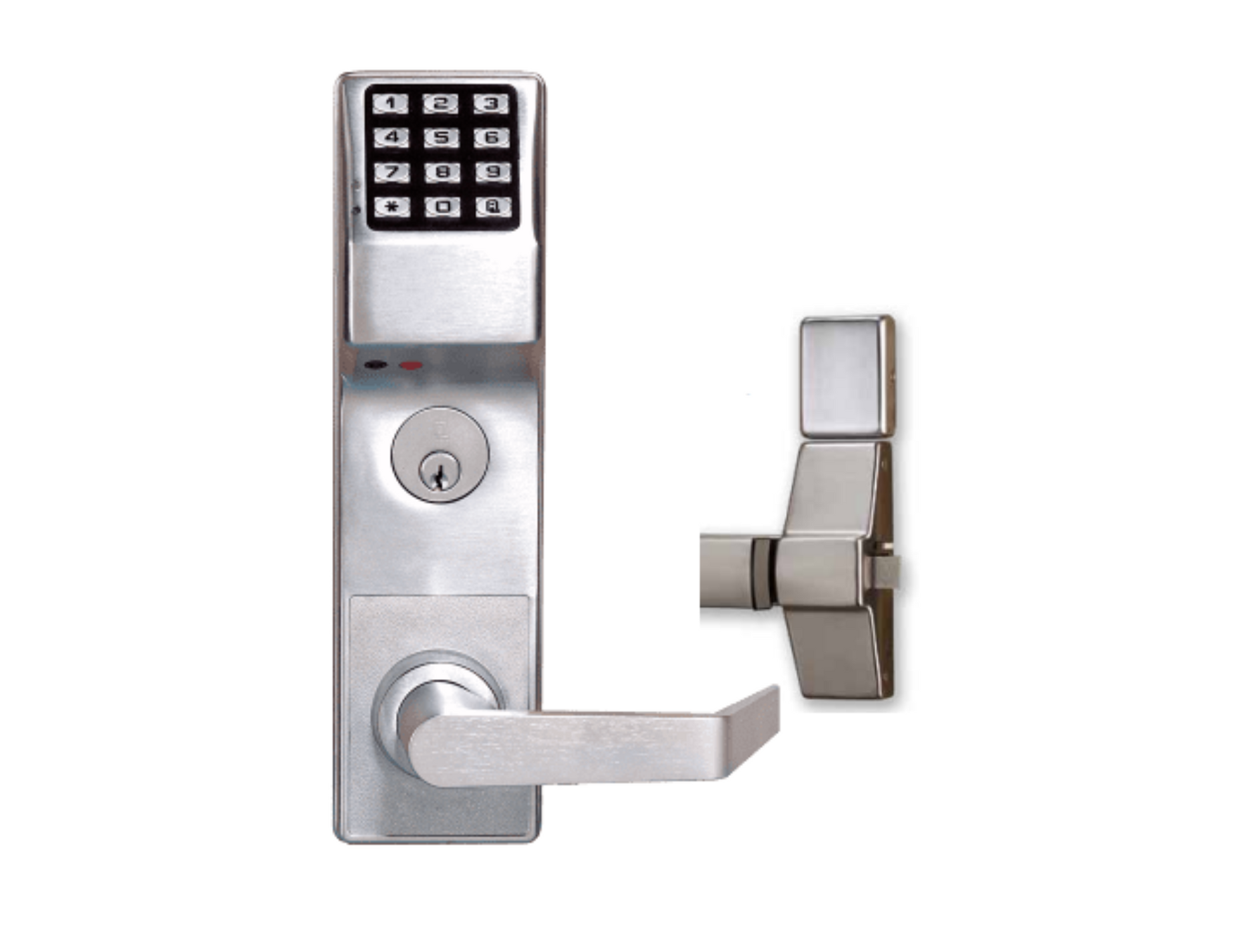 Alarm Lock ETDL Pushbutton Exit Trim with Audit Trail – Uslocksupply.com