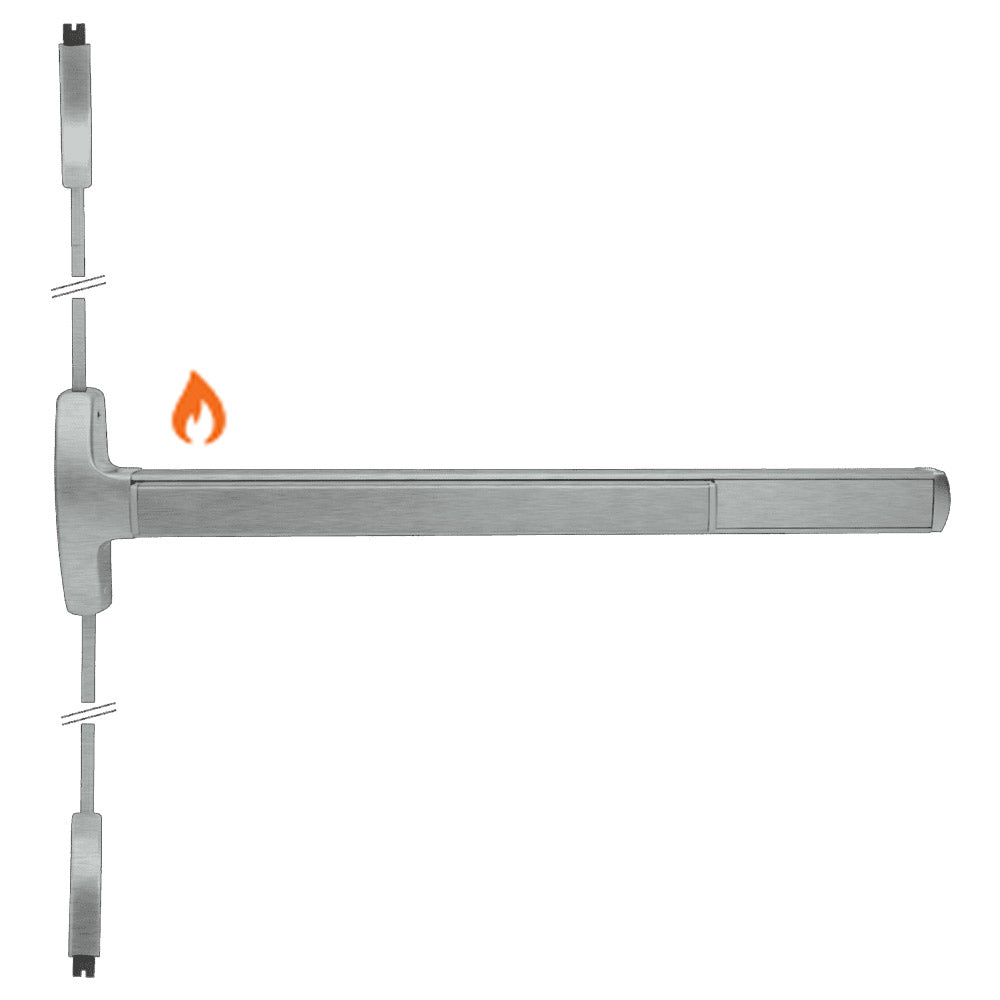 Falcon F-24-V-EO Vertical Rod Fire Exit Hardware - Exit Only – US Lock ...