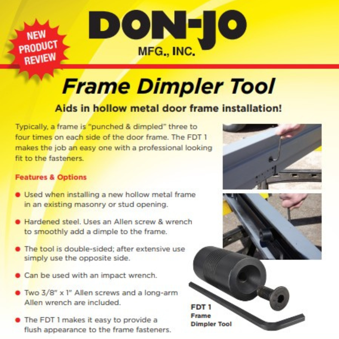 Don-jo FDT 1 Frame Dimpler Tool – US Lock Supply