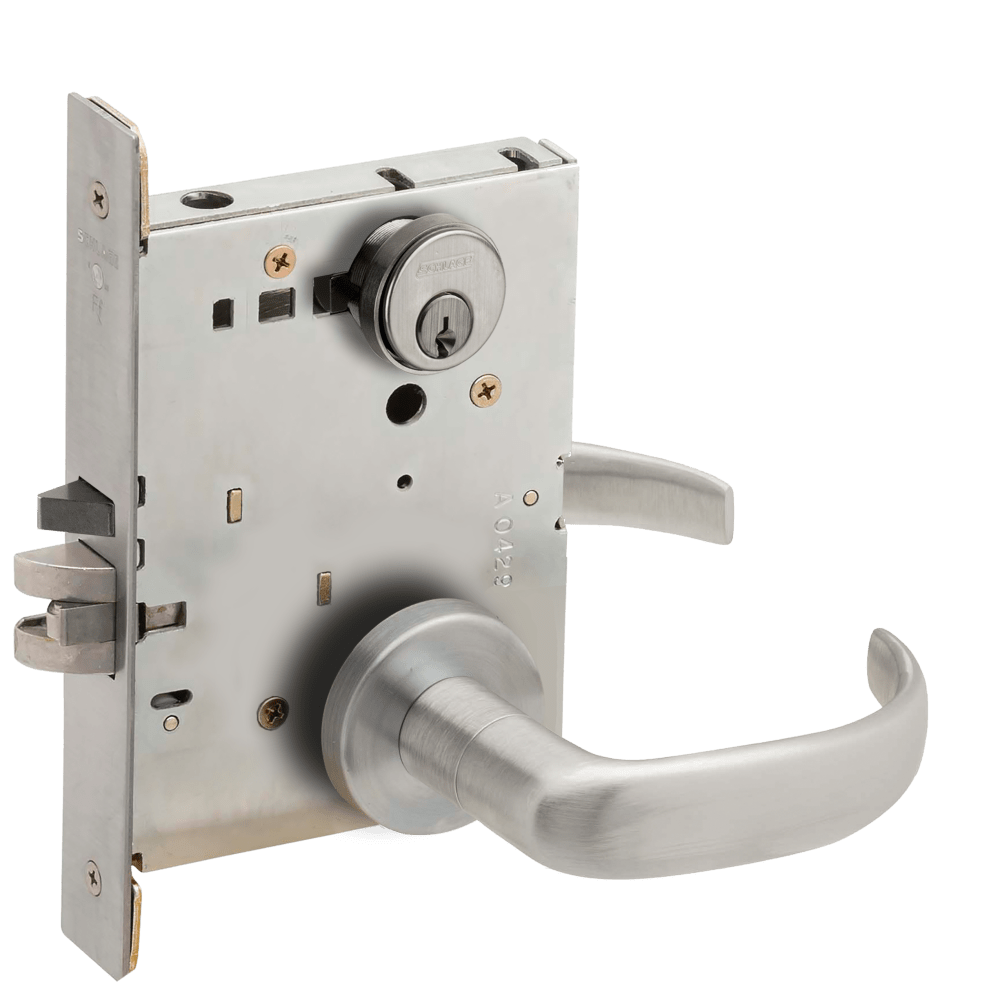 Schlage L9056 - Entrance/Office Mortise Lock With Automatic Unlocking- Grade 1 Non-Deadbolt ...