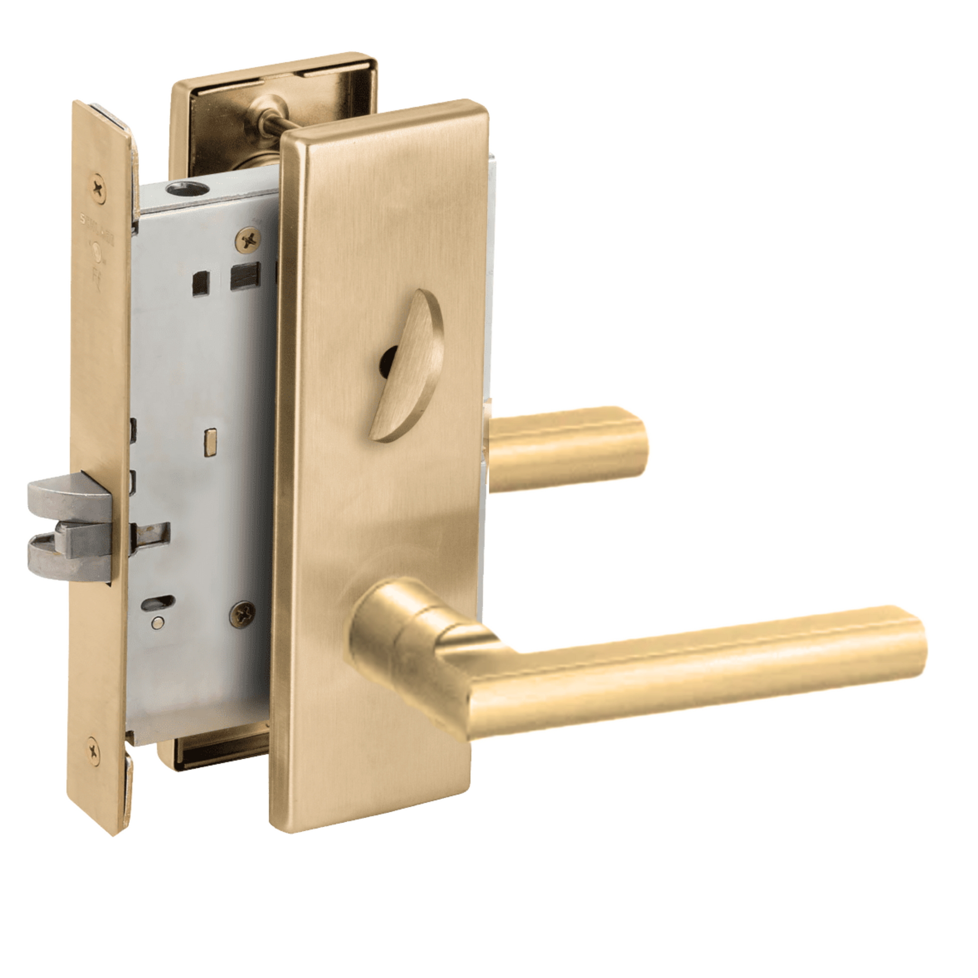 Schlage L9040 - Bath/Bedroom Privacy Lock - Grade 1 Mortise Non-Keyed ...