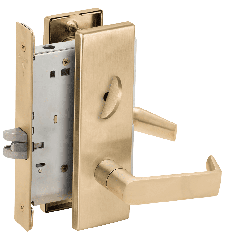 Schlage L9040 - Bath/Bedroom Privacy Lock - Grade 1 Mortise Non-Keyed ...