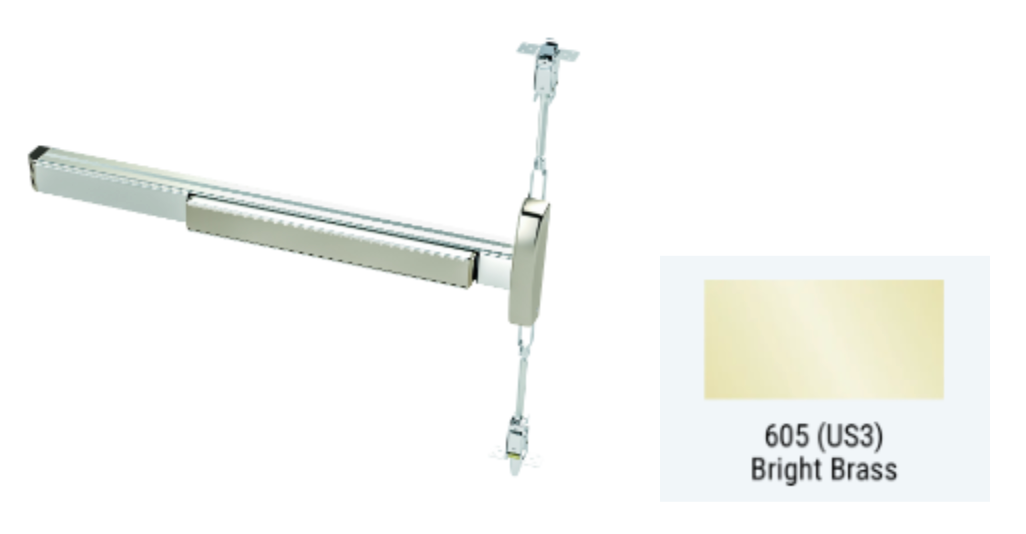 PDQ 6400C Narrow Stile Concealed Vertical Rod Exit Device – US Lock Supply