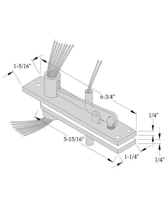 ABH CME0340 Electrified Top Pivot - Center Hung – US Lock Supply