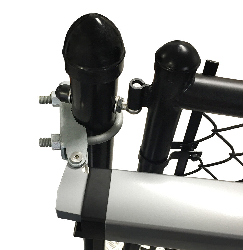 Locinox Galvanized bracket to mount Samson to 4" post x 1-7/8" gate ...