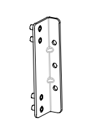 Detex DDSK Double Door Strike Bracket Kit – US Lock Supply