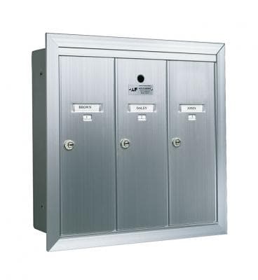 Florence 3 Door Vertical Mailbox — Uslocksupply.com