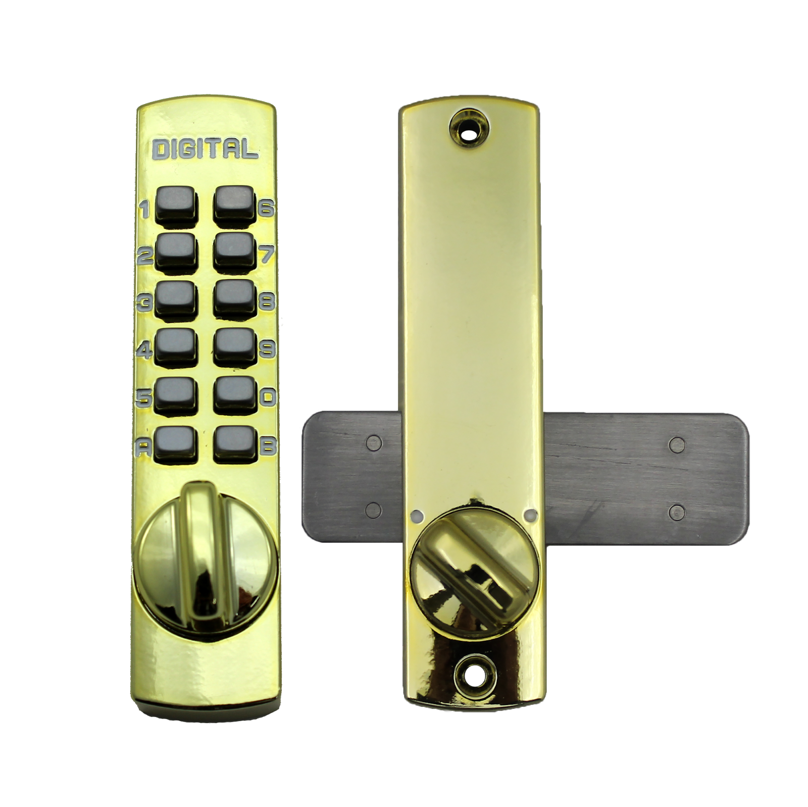 LockeyUSA C120 Surface/Rim Mount Combination Lock – US Lock Supply