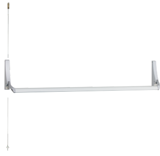 Falcon 1990 EO Concealed Vertical Rod Cross Bar Exit Device ...