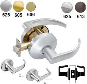 Falcon W101 Passage Lever Lock — Uslocksupply.com
